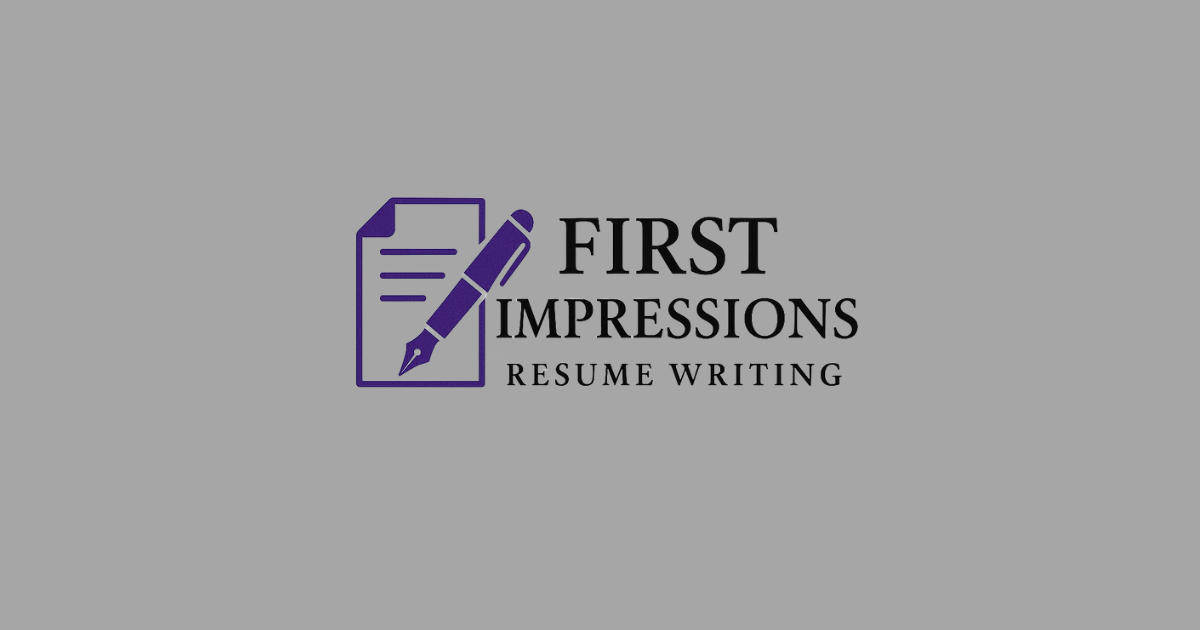 First Impressions Resume Writing